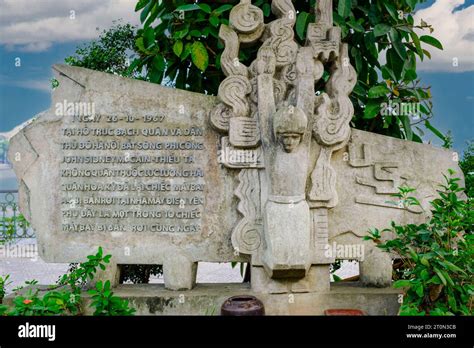 Hanoi Vietnam John Mccain Memorial On Shore Of Truc Bach Lake Stock