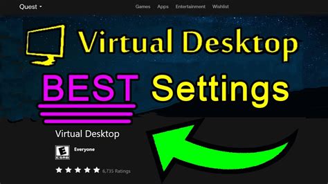 Tips For The Best Virtual Desktop Settings Youtube