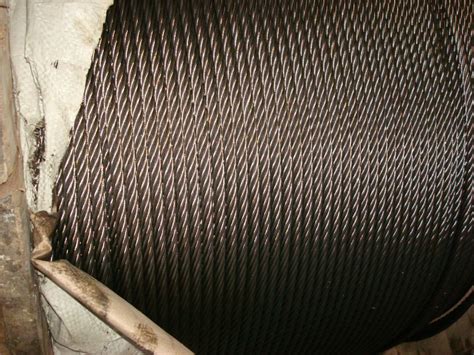 Ungalvanized Steel Wire Rope Crane Cable 6X37 Iwr And Other Size