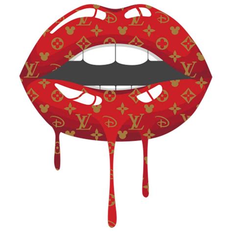 Lips Drip Lv Disney Pattern Svg Disney Logo Svg Inspire Uplift