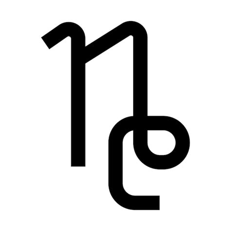 Premium Vector Capricorn Zodiac Icon Vector