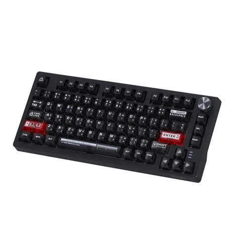 Keyboard คีย์บอร์ด Dareu Ek75 Rt Black Magnetic Switch Rgb En Th