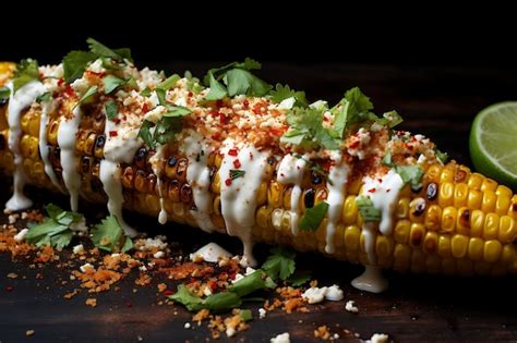 Premium Ai Image Mexican Street Corn