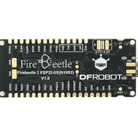 Microcontrôleur Iot Firebeetle 2 Esp32 Ue N16r2 16 Mo2 Mo De