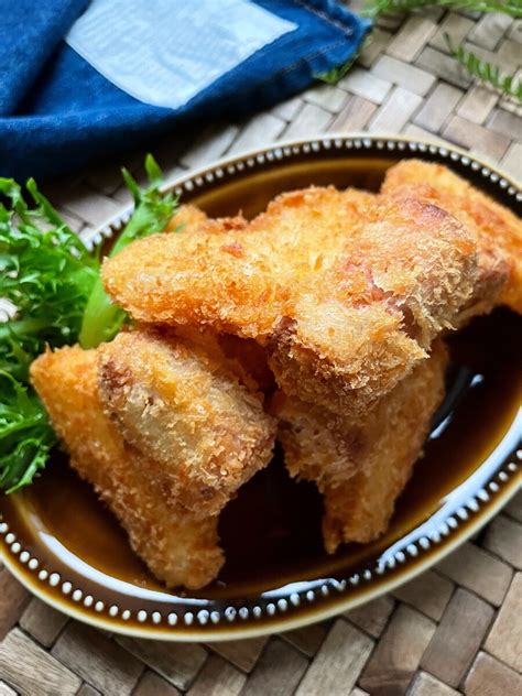 想像以上に美味しい♡魚肉ソーセージと新玉ねぎのフライ レシピサイトnadia