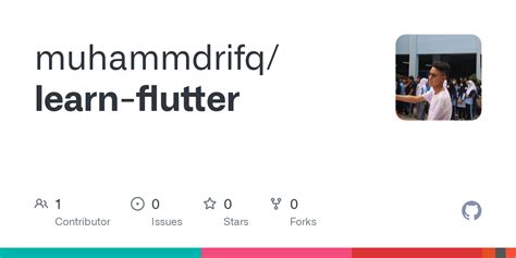 GitHub Muhammdrifq Learn Flutter