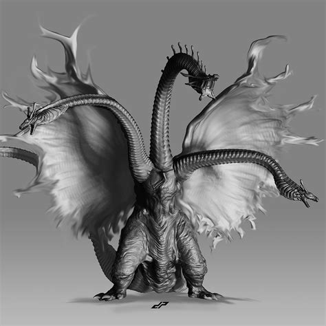 Zshin Ghidorah Wip By Dopepope On Deviantart