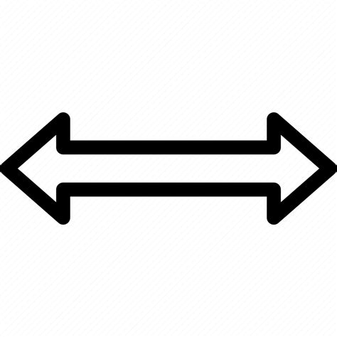 Click Cursor Horizontal Move Scale Tool Icon Download On Iconfinder