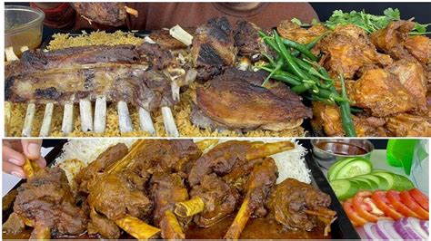 Asmr Eating Spicy Tasty Mutton Curry Chicken Ribs Curry Mutton Ribs