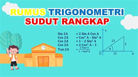 Rumus Sudut Rangkap Trigonometri Rumus Trigonometri Fungsi