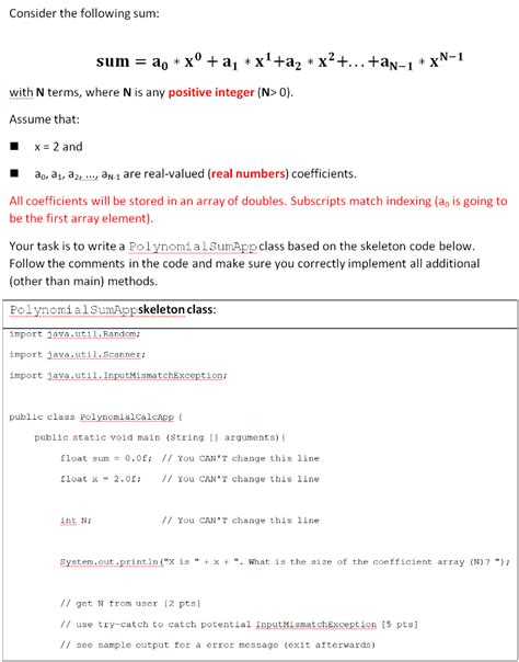 Solved Consider the following sum sum 2 xº aj x a2 Chegg com