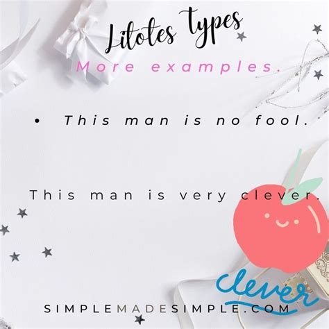 Litotes Examples