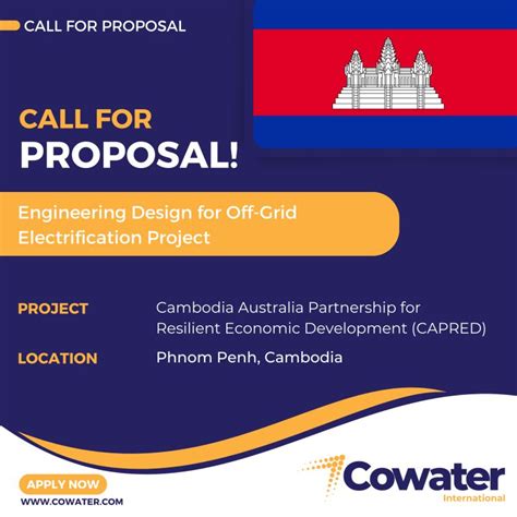 Call For Proposal Cowater International Is Recruiting A Cowater