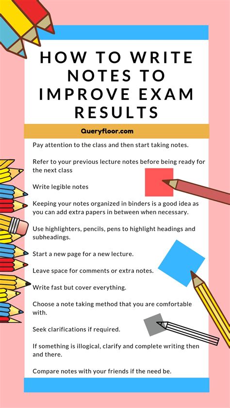 How To Write Notes For Improve Exam Results Study Tips