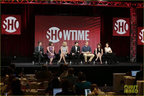 Lizzy Caplan And Michael Sheen Masters Of Sex Tca Tour Panel Photo