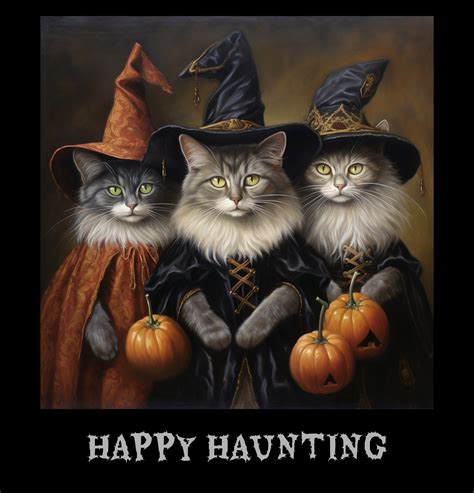ハロウィンの猫 無料画像 Public Domain Pictures