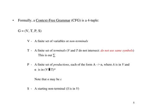 PPT Context Free Languages PowerPoint Presentation Free Download ID