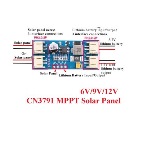 Cn3791 Mppt 12v Solar Panel Lithium Ion Battery 3 7v Charger Charging