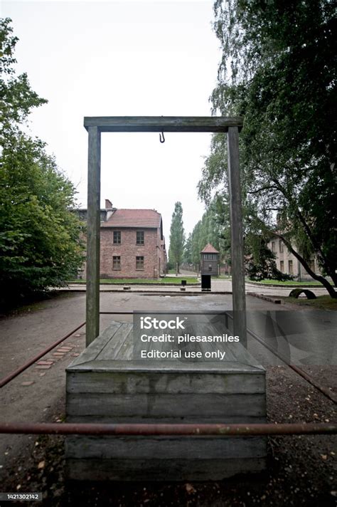 Gallows Where Rudolph Hoss Was Hanged After The War Auschwitz1 Krakow