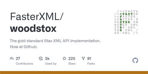 Github Fasterxmlwoodstox The Gold Standard Stax Xml Api