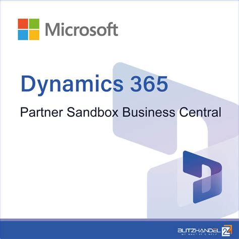 Dynamics 365 Partner Sandbox Business Central Blitzhandel24 Software And Cloud Licensing