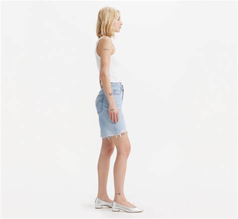 Ribcage Bermuda Womens Shorts Light Wash Levis® Us