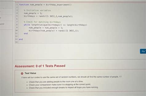 Assessment Of Tests Passed Test Value I Have Chegg
