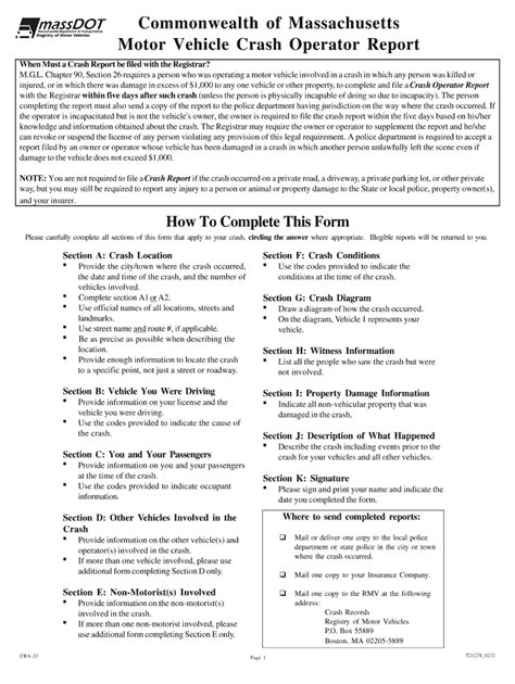 Mass Rmv Printable Forms Printable Forms Free Online