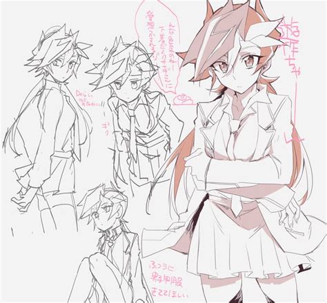 Pin On Yu Gi Oh Vrains Fem Yusaku Playmaker