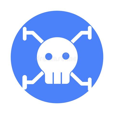 Cyber Virus Isolated Vector Icon Which Can Easily Modify Or Edit Stock