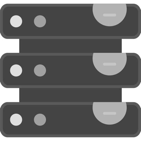 Database Generic Color Fill Icon