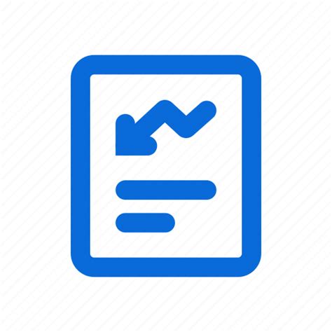 Business Decrease Graph Loss Report Icon Download On Iconfinder