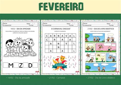 Atividades De Alfabetização Datas Comemorativas
