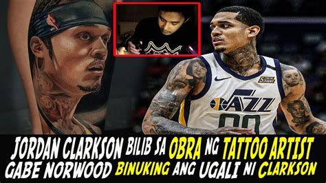 Jordan Clarkson Bilib Sa Obra Ng Tattoo Artist Na Si Jack Brizuela