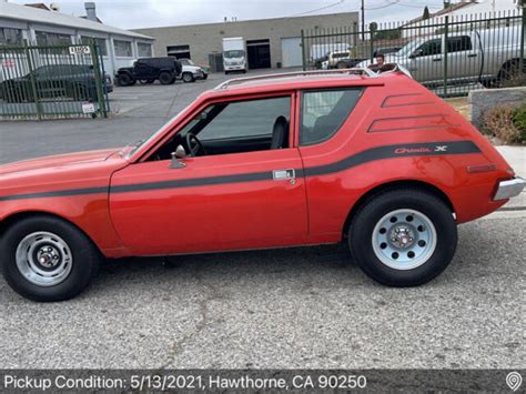 Rare 1973 Amc Gremlin X V8 California Car For Sale