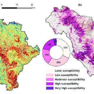 A Co Efficient Of Variation Uncertainty Map And B Final Landslide