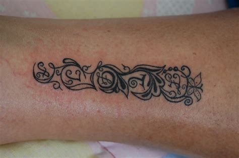 Tattoo Stylized Initials