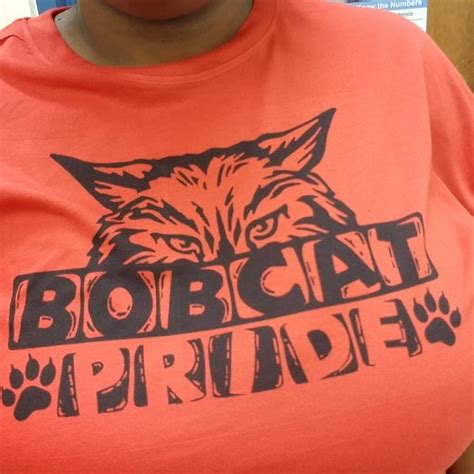 Bobcat Pride Svg Dxf Png School Mascot Shirt Design Cut File Etsy