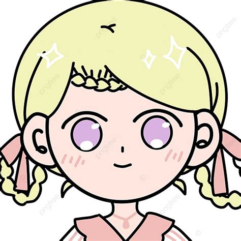 손 으로 그린 인물 일러스트 두상 귀여운 여자 손으로 그린 화신 아름다운 Png 일러스트 및 Psd 이미지 무료 다운로드 Pngtree