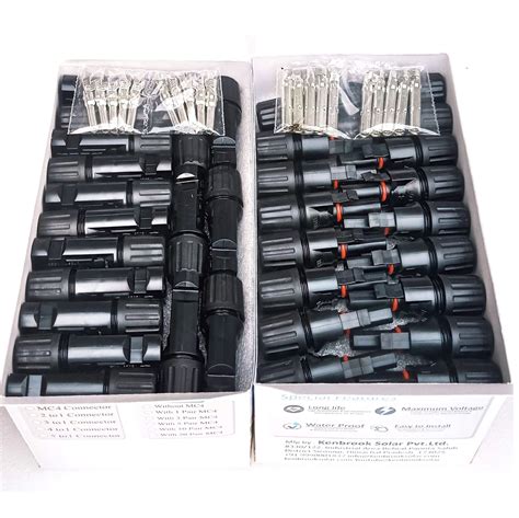 Solar Mc4 And Branch Connectors Collection Direct Manufacturer