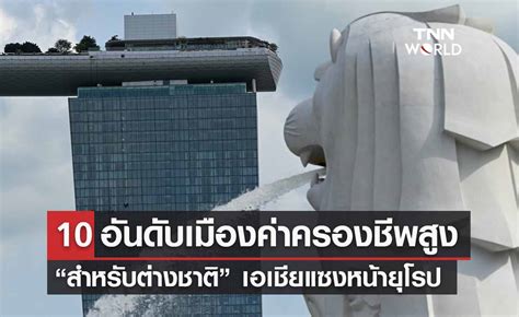 เปิด 10 อันดับ เมืองค่าครองชีพแพงที่สุดสำหรับต่างชาติ ชาติเอเชียแซงหน้า