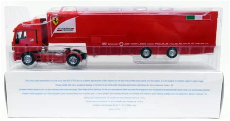 CARARAMA? 1/43 SCALE FT01 - Iveco F1 Transporter Truck Scuderia Ferrari ...