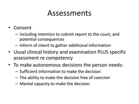 Ppt Assessment Of Decision Making Capacity Powerpoint Presentation Free Download Id 4644128