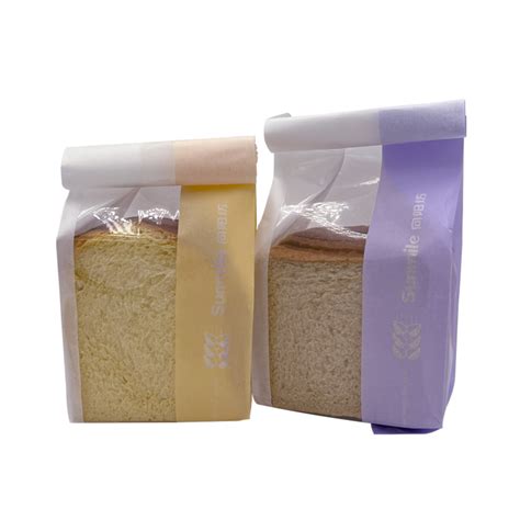 Supply Bread In Kraft Paper Bag Tin Tie With Window Wholesale Factory