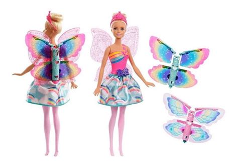 Boneca Barbie Loira Dreamtopia Fada Asas Voadoras Mattel Parcelamento Sem Juros