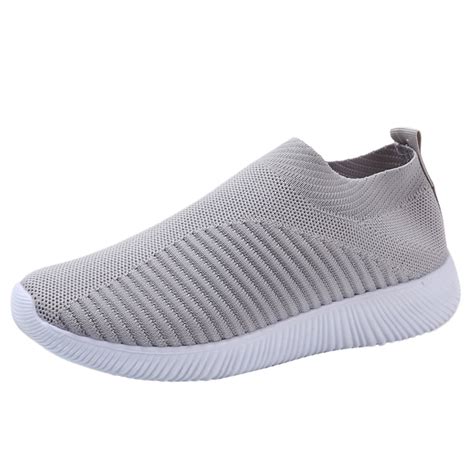 Ediodpoh Running Shoes Mesh Soles Outdoor Women Slip On Comfortable