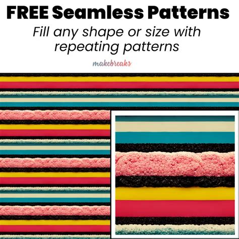 Colorful Seamless Pattern Tile Make Breaks