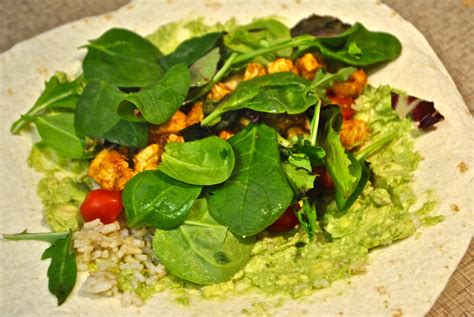 Healthy Chicken Burrito Wrap