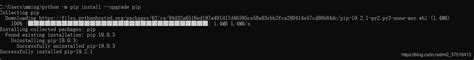 Python升级pip命令拒绝访问python升级pip命令没反应pip更新命令没反应 Csdn博客