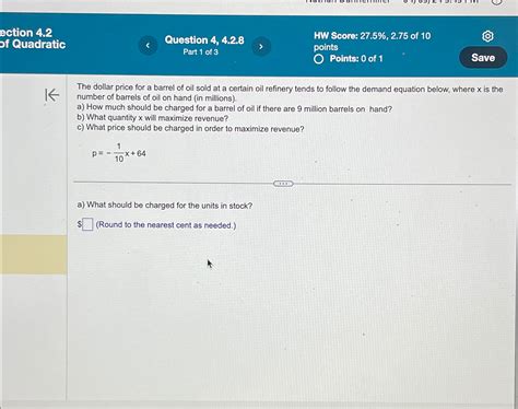 solved ection 4 2 ﻿of quadraticquestion 4 4 2 8hw score